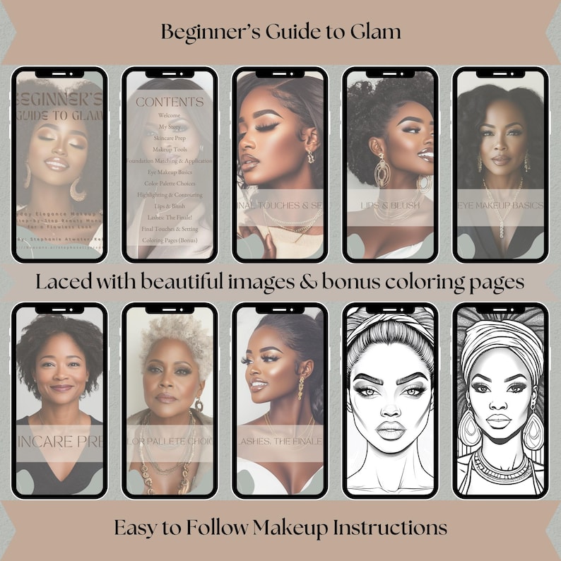 Everyday Elegance Guide to Glam | Digital Makeup Guide for Beginners ...