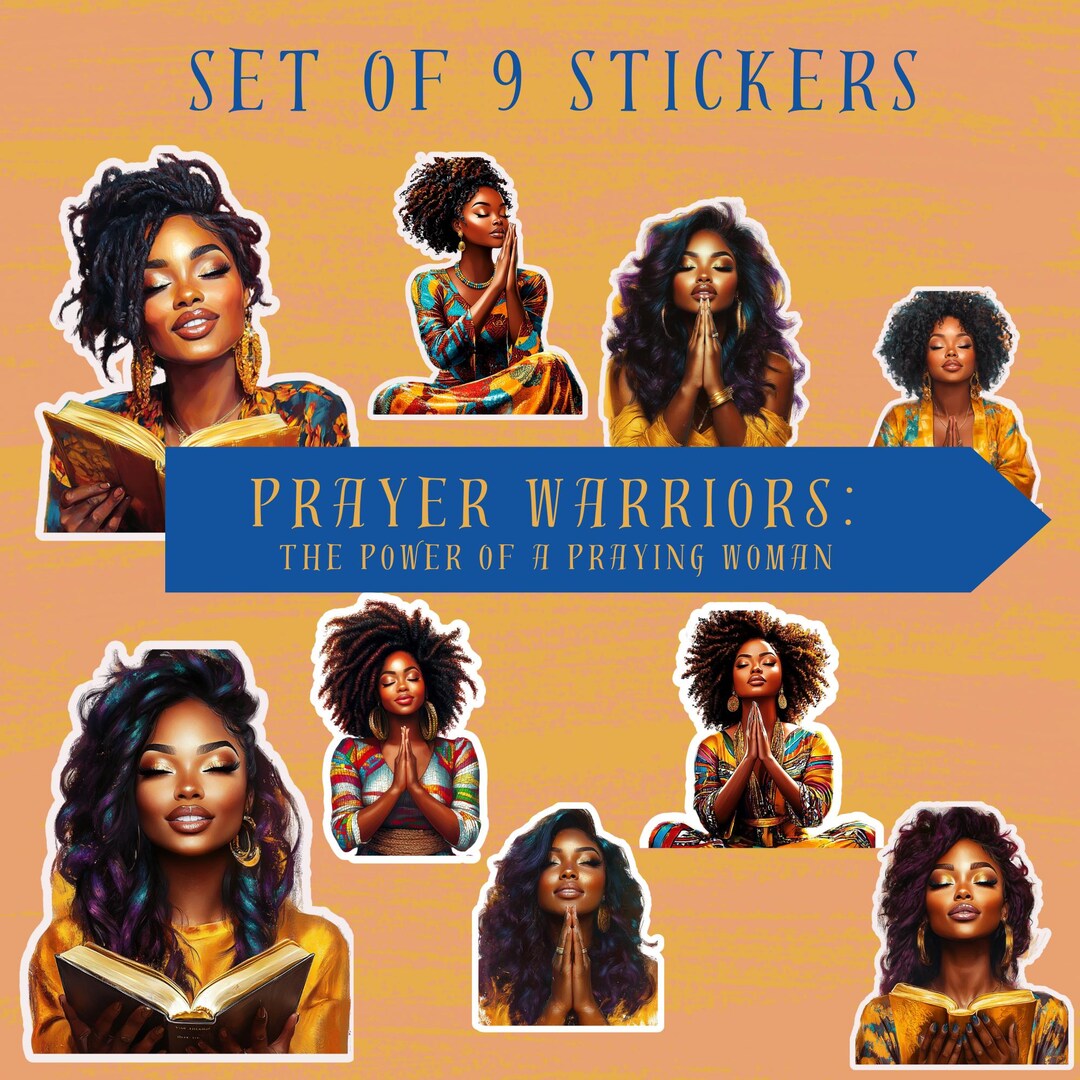 Prayer Warriors: the Power of a Praying Woman | Set of 9 Transparent ...