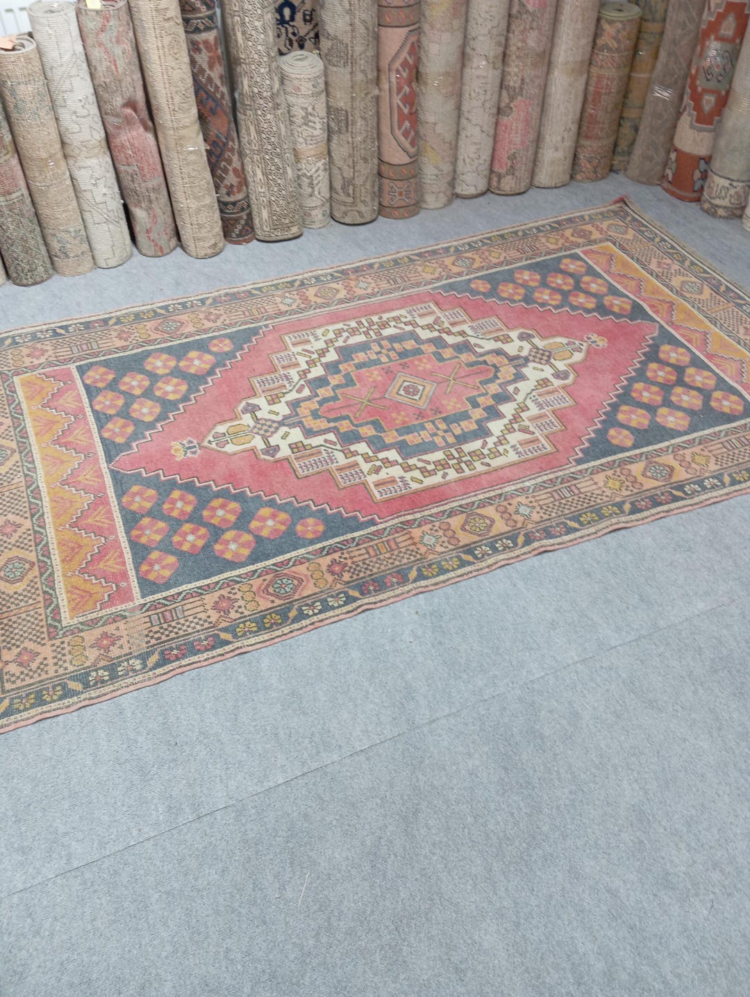 4x7 Rug,4x7 Vintage Rug,rugged Area Rug,livingroom Rug,nursery Rug ...