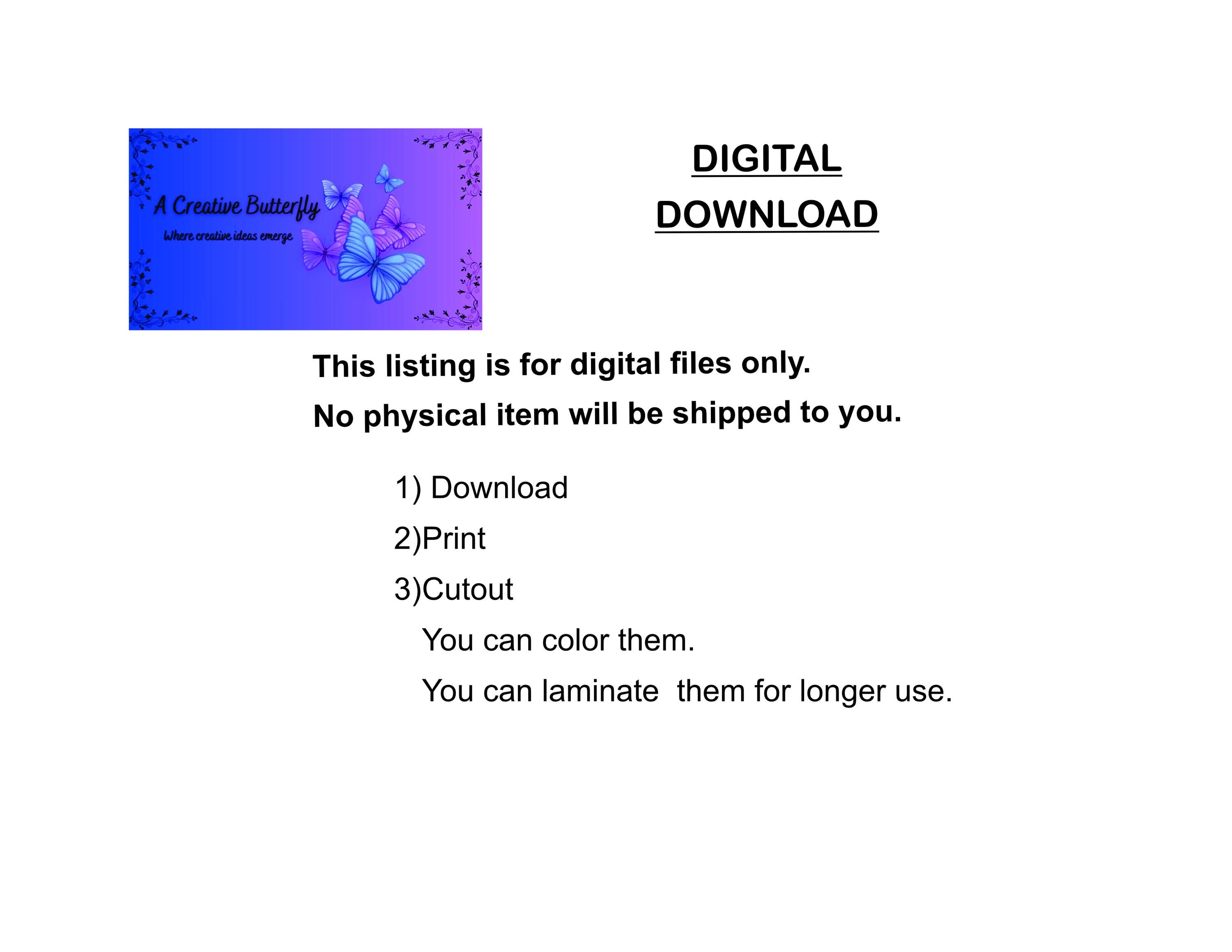 2nd Grade Dolch Sight Word Flashcards - Digital Download - Printable ...