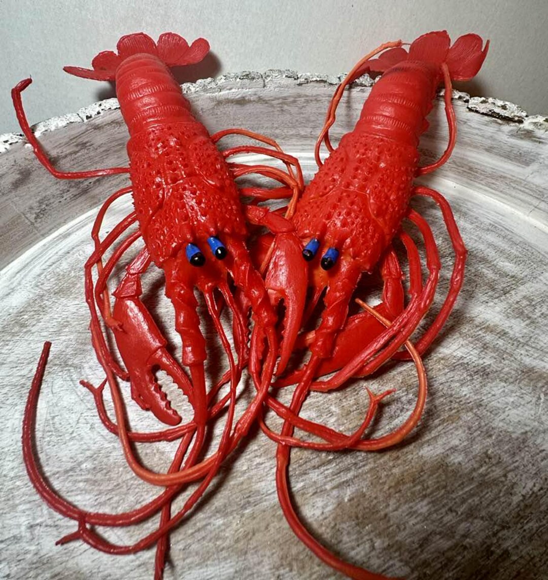 Crawfish Lobster Red Rubber Seafood Boil Party Deco Decoration Mardi ...