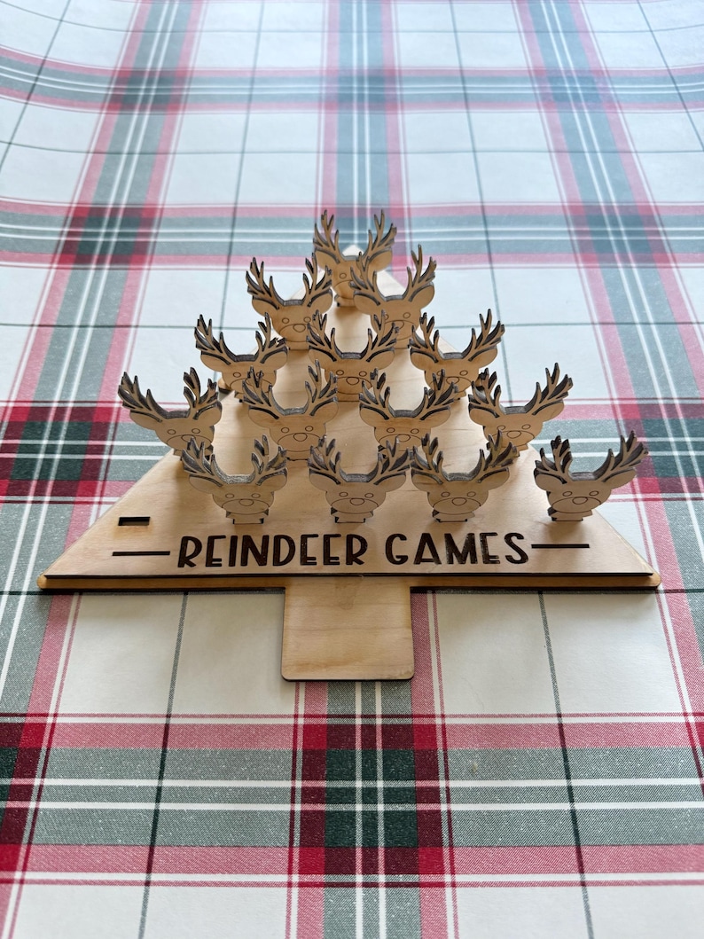 Reindeer Games, Peg Game, Christmas Decor, Christmas, Game, Reindeer ...
