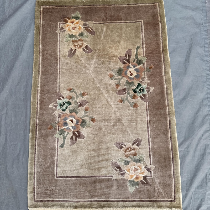 Persian Silk Small Rug - Etsy