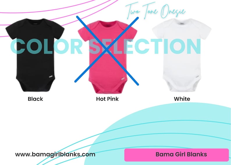 Blank Two Toned Onesie/ Split Color Baby Onesie - Etsy