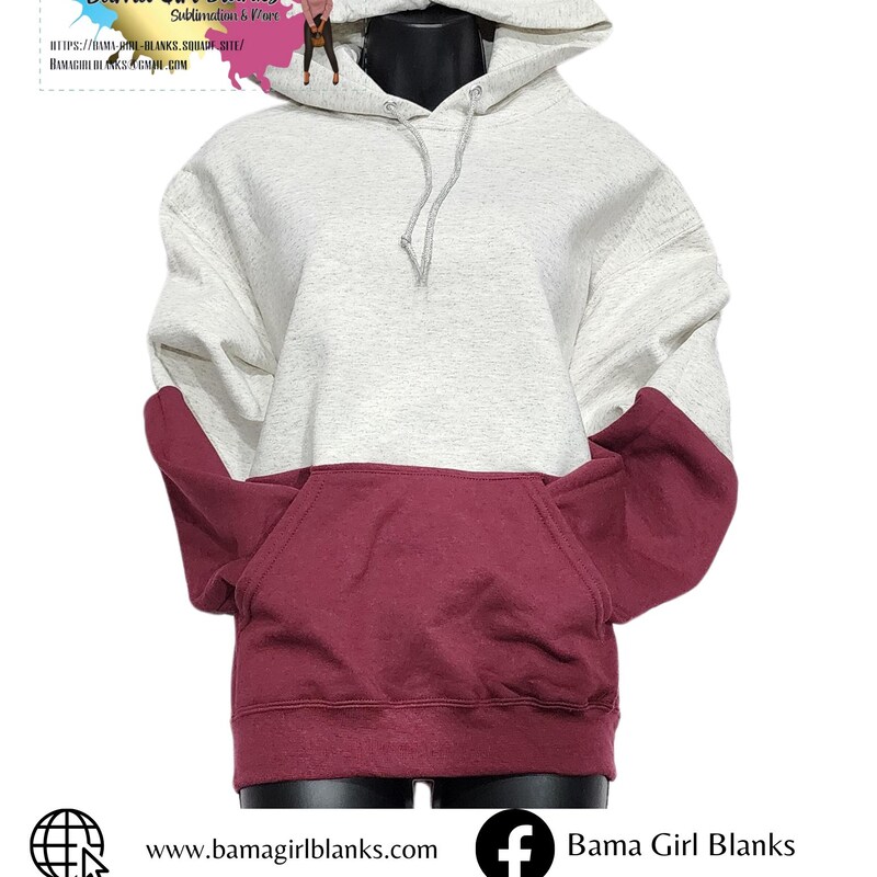 Two Color Hoodie - Etsy
