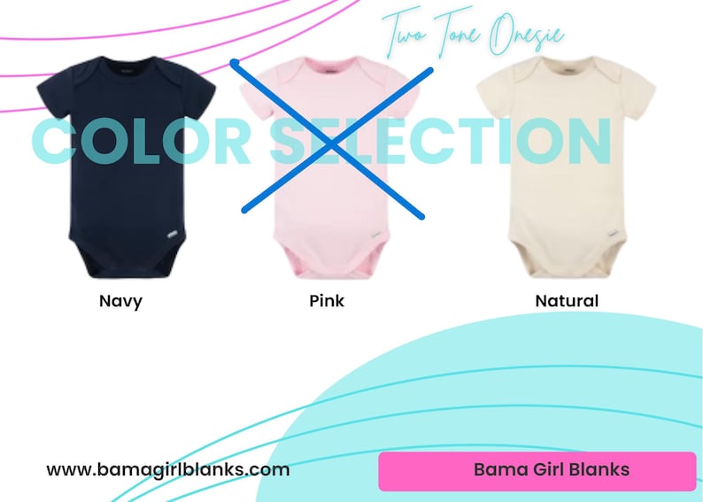 Blank Two Toned Onesie/ Split Color Baby Onesie - Etsy