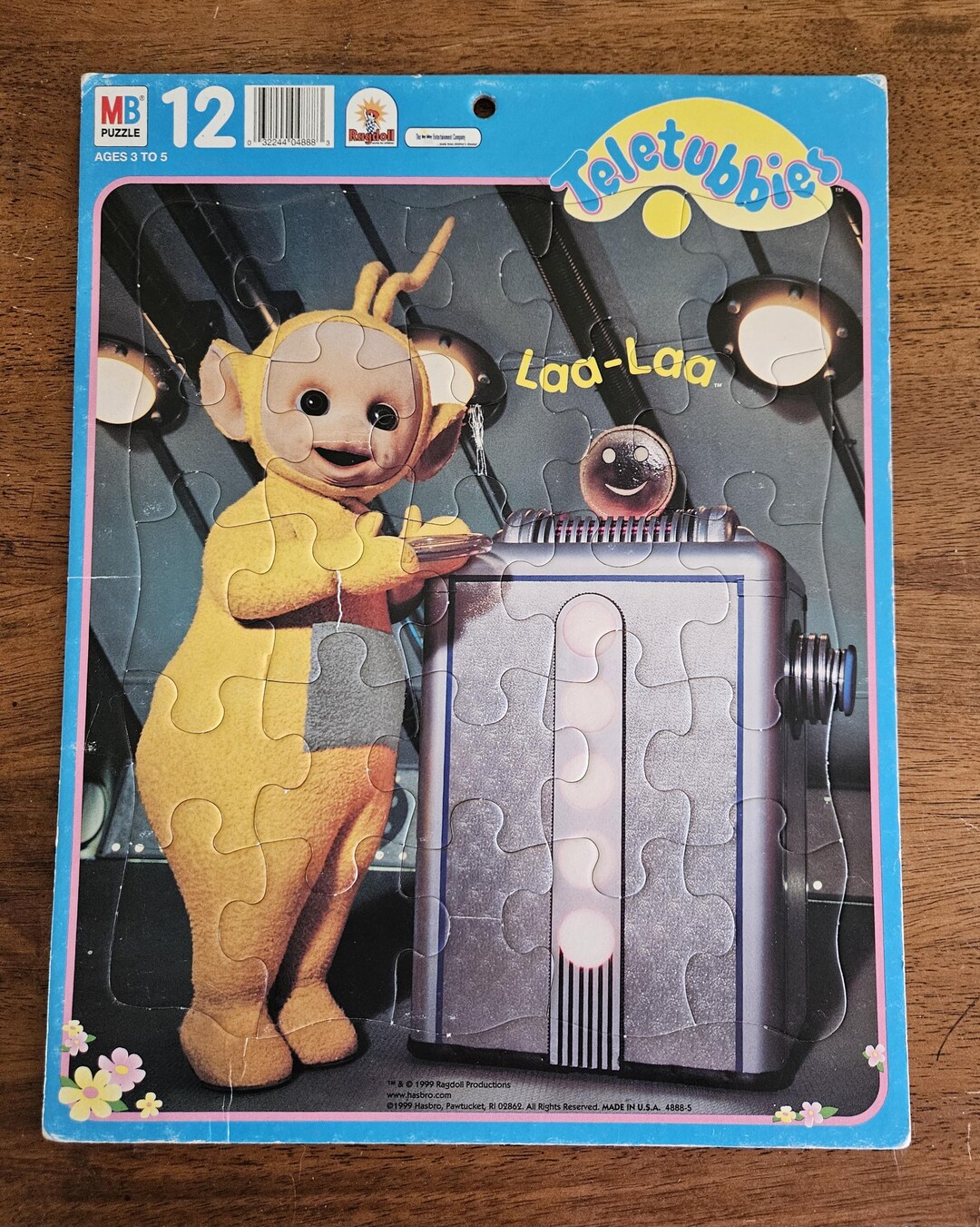 Teletubbies Puzzle Featuring Laa-laa and the Tubby Toast Machine - Etsy