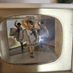 1950's Tv Style Bradley Ballerina Music Box, Alarm Clock. IN WORKING ...