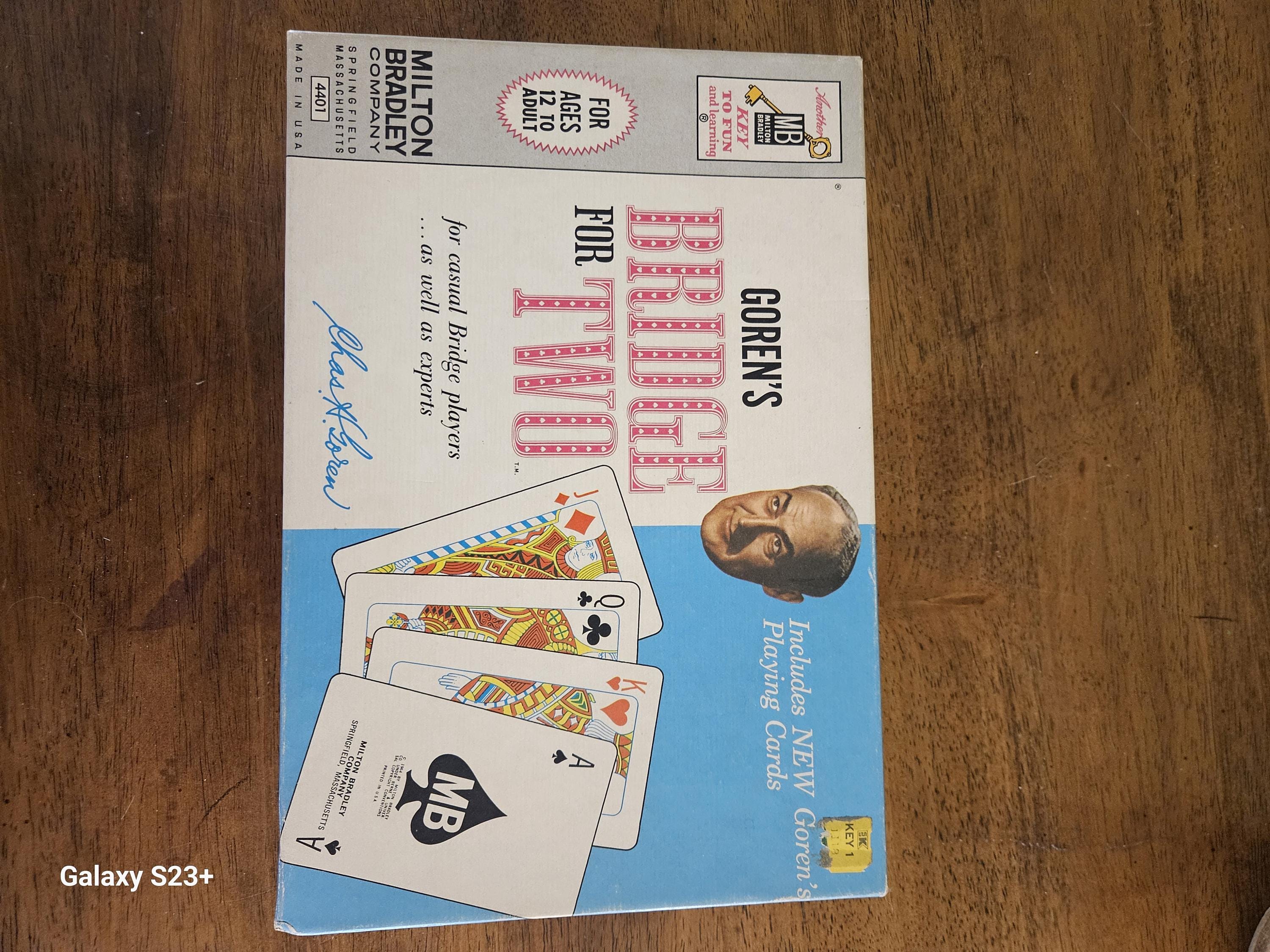 1964 Edition of "goren's Bridge for Two" by Milton Bradley. - Etsy