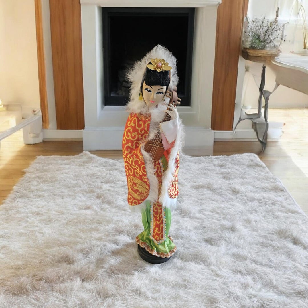 Vintage Geisha Cloth Doll From Japan - Etsy