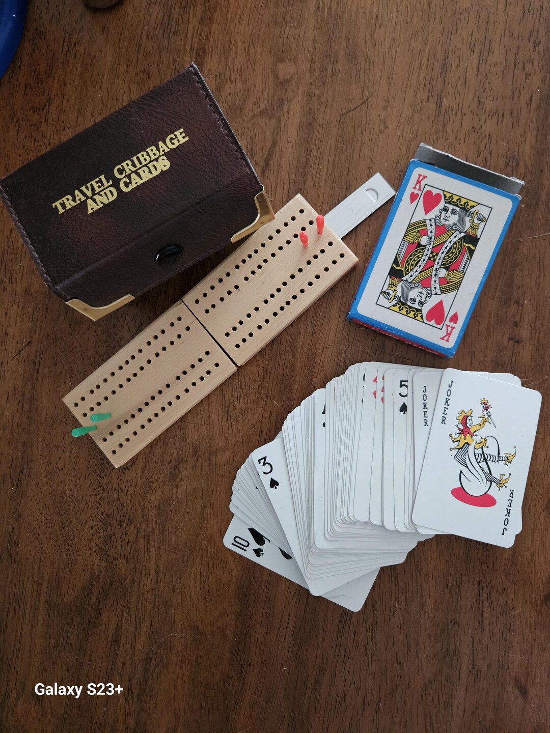 Travel Cribbage and Cards Set Complete - Etsy