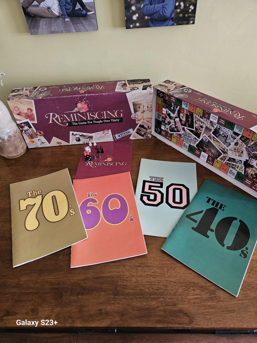 1989 REMINISCING Board Game 100% Complete - Etsy