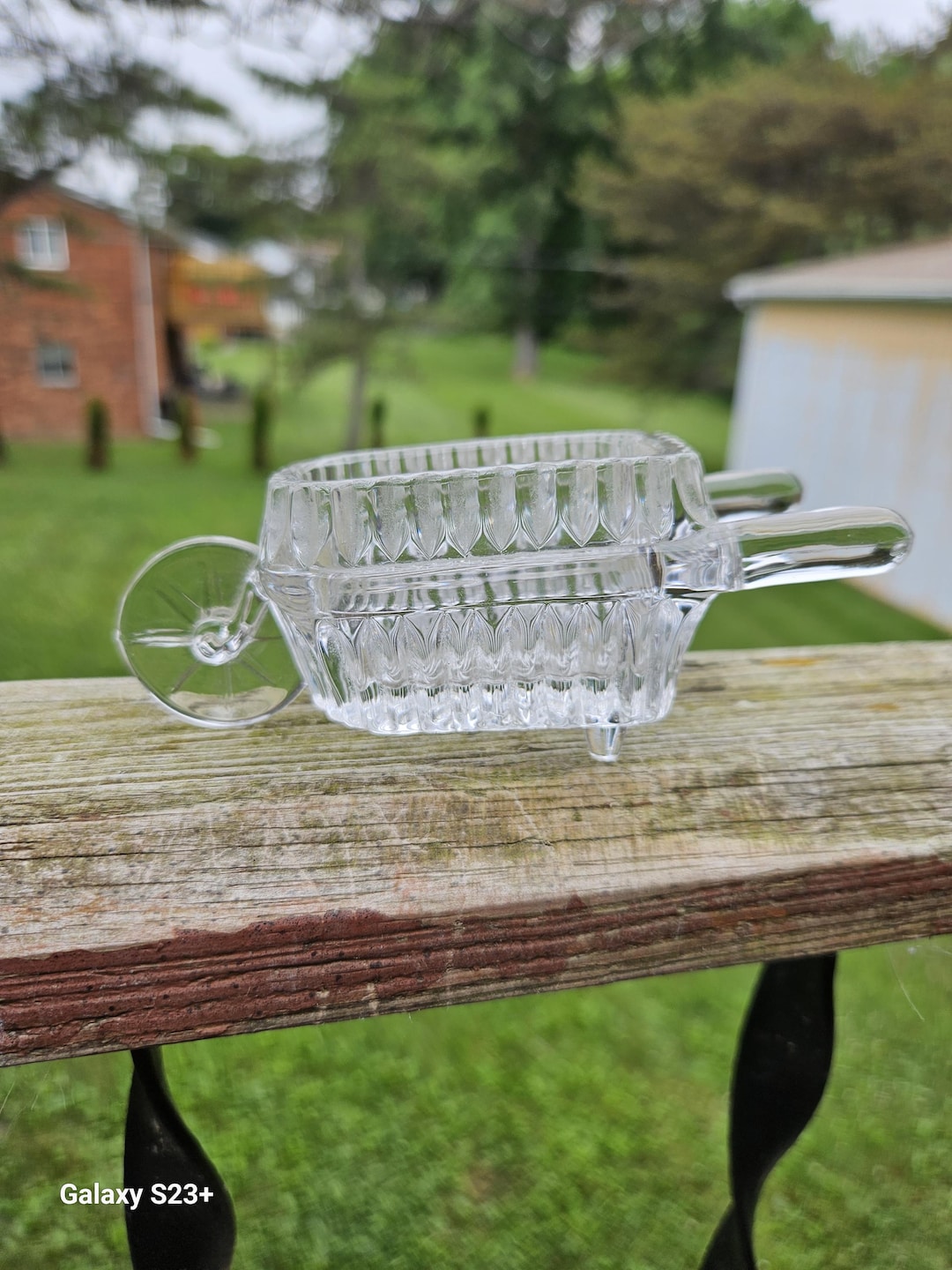 Princess House 24% Lead Crystal Wheelbarrow, Also Known as the Royal ...