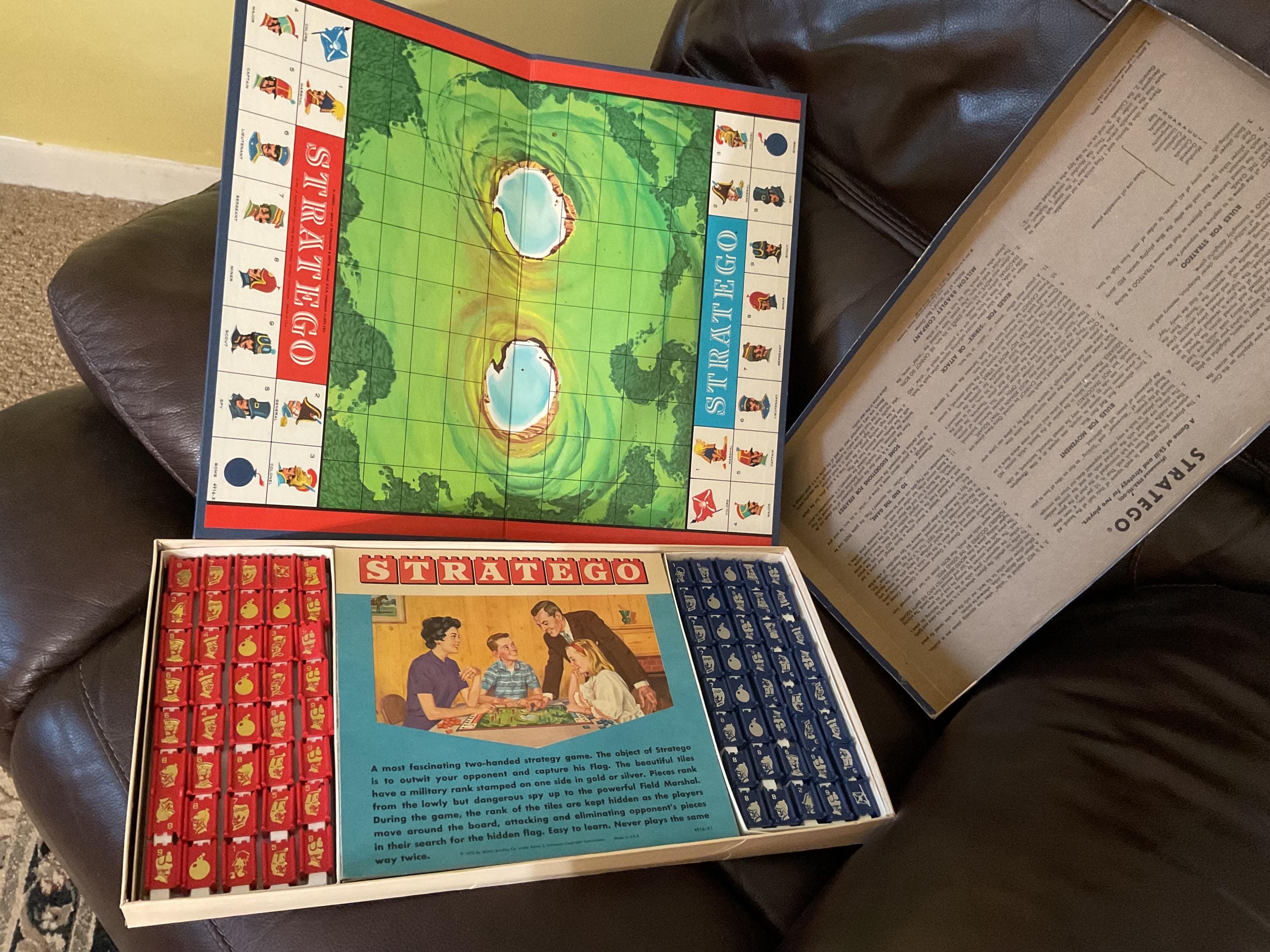 1962 Stratego Board Game Complete Set - Etsy