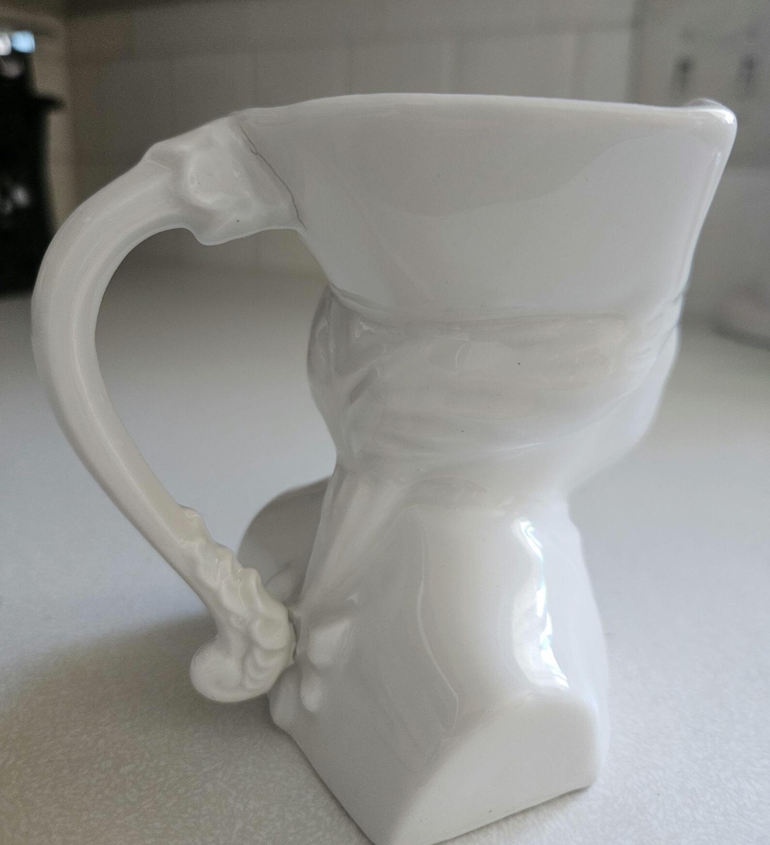 Figural Toby Mug George Washington Mt. Vernon Creamer Pitcher Porcelain ...