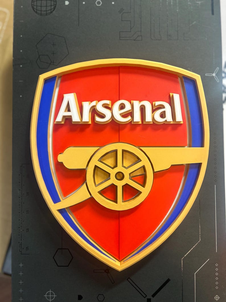 Arsenal Soccer Team Logo - Etsy