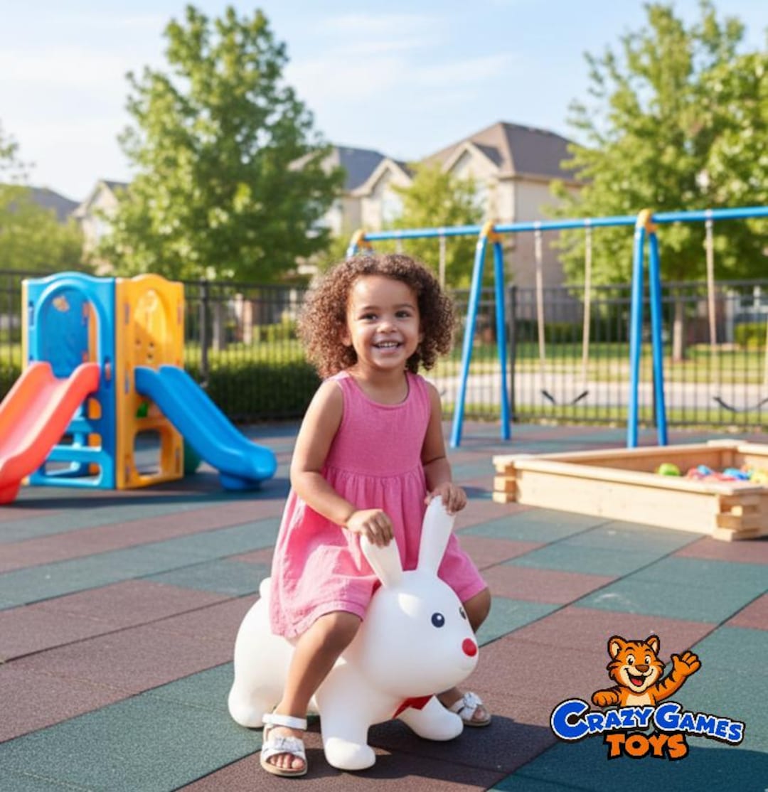 Bunny Hopper: Inflatable Ride-on Toy for Kids - Etsy