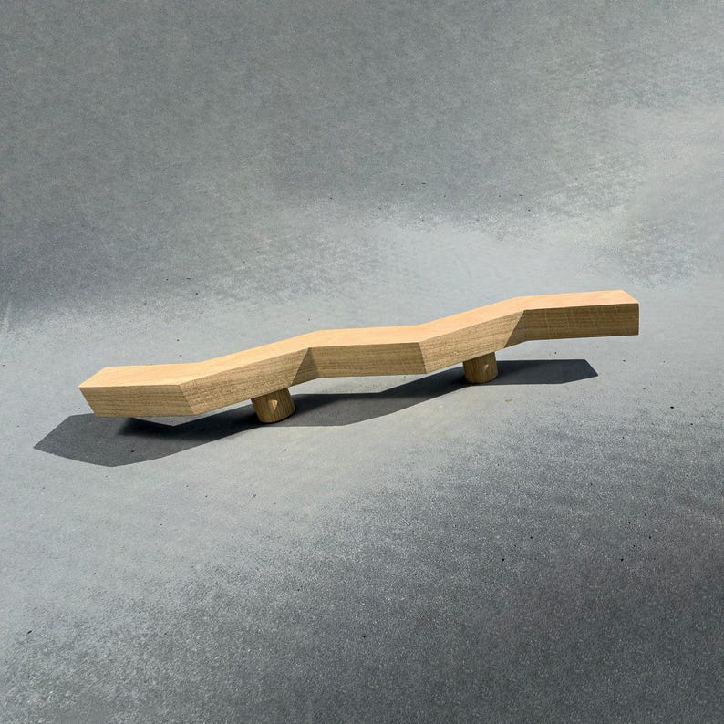 Wood Lightning Curved Handle Pulls, Knobs Squiggle, Wavy Handles for ...