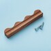 Wavy Wooden Furniture Handle Modern Drawer Pulls for Cabinets and Doors ...