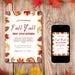Fall Y'all Party Invitation, Editable Template (digital Download) - Etsy