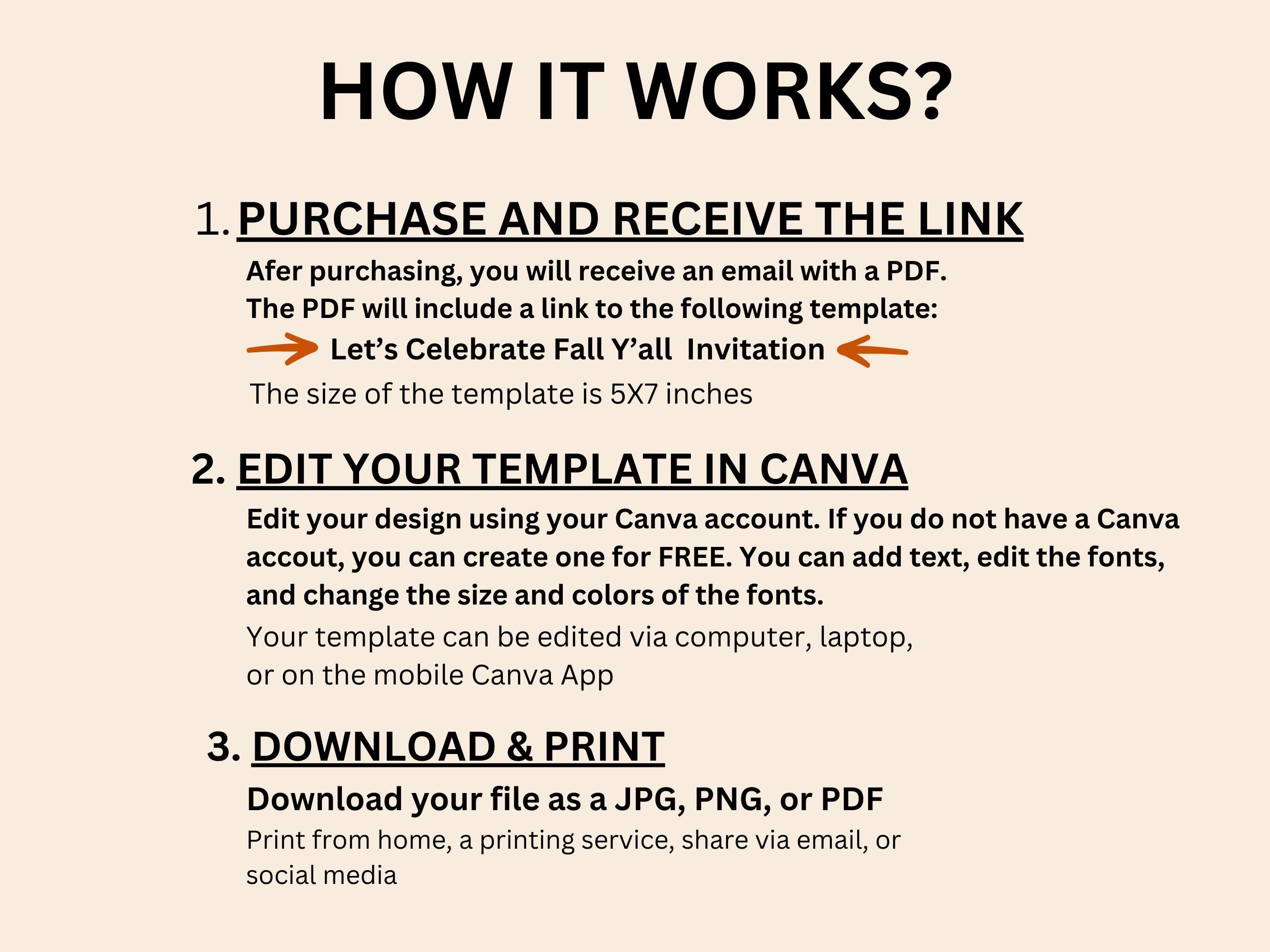 Fall Y'all Party Invitation, Fall Festival Party Invite, Editable ...