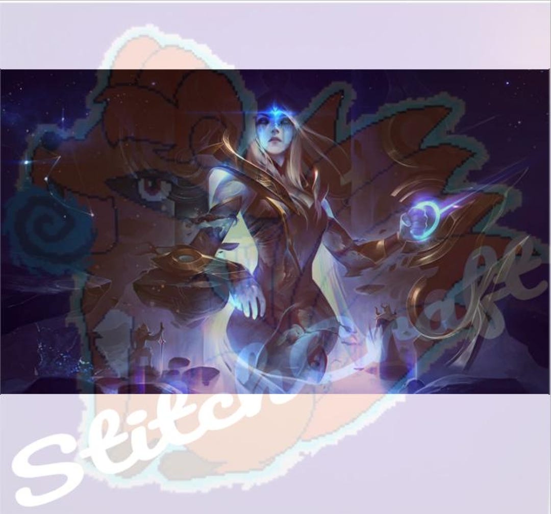 Cosmic Queen Ashe Cross Stitch Pattern - Etsy