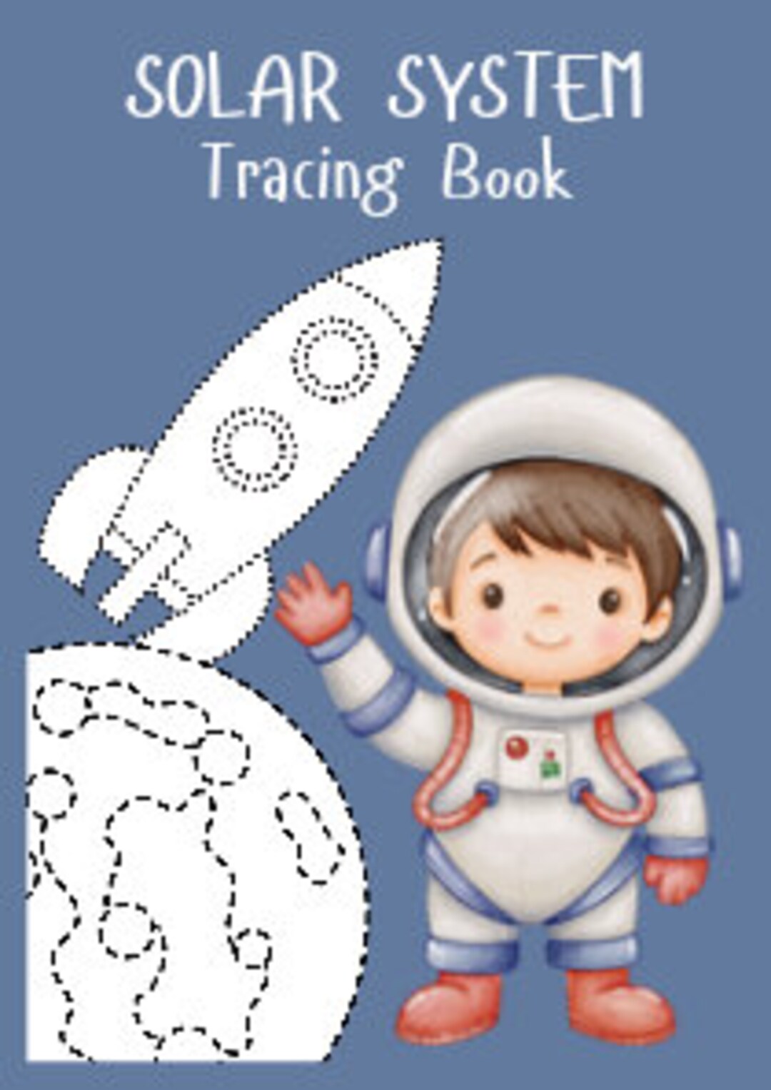 Solar System Tracing and Coloring Book - Etsy