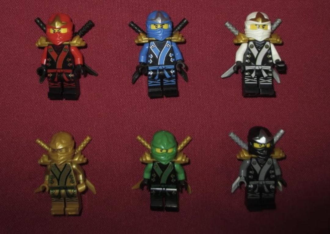 Custom Lego Ninjago Kimono Suits 6 Set Kai,lloyd,jay,cole,zane ...