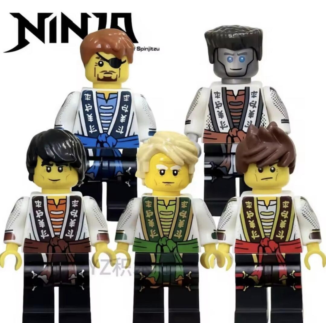 Lego Ninjago Future Pirate Selfs Custom Minfiigure Kai Zane Cole Jay ...