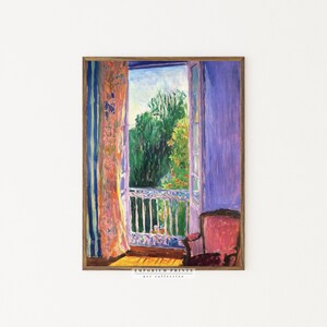 Open Window | Post-impressionist Art Print | Modern Landscape Painting ...