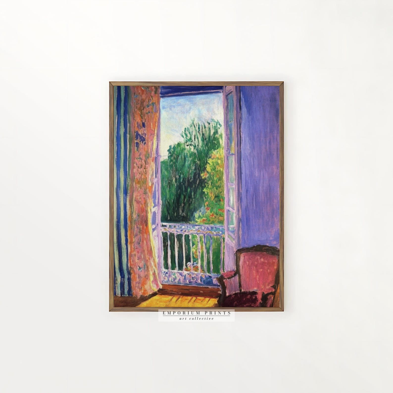 Open Window | Post-impressionist Art Print | Modern Landscape Painting ...