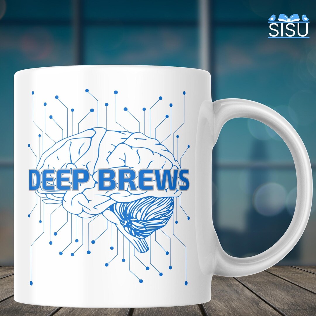 Artificial Intelligence Mug - AI Neural Network Design - Data Scientist ...