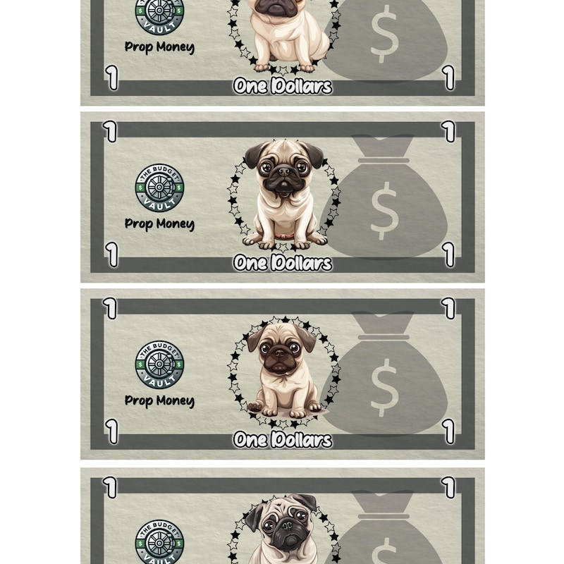 Money Money Pug - Etsy
