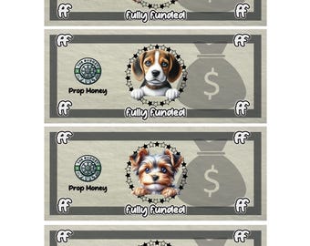 Strawberry Prop Money Cash Stuffing Play Money Placeholder Cash 0.25, 0 ...