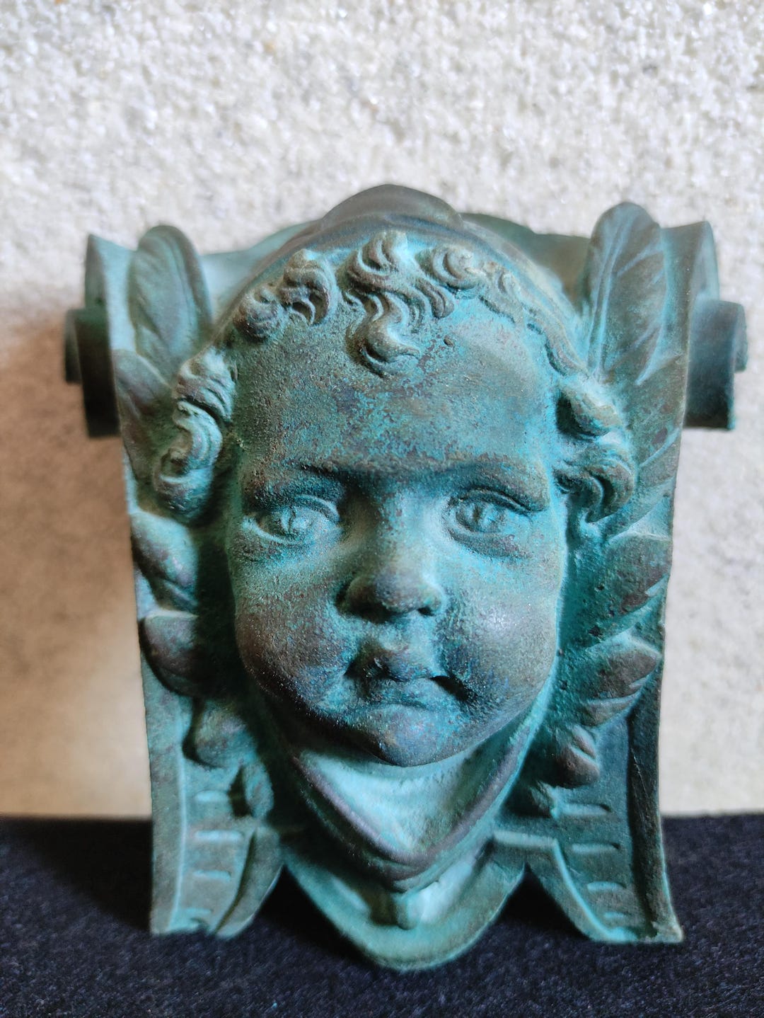 CUPID AMOR Deity of Love Ancient ROMAN Broze Massve Carriage Decoraion ...
