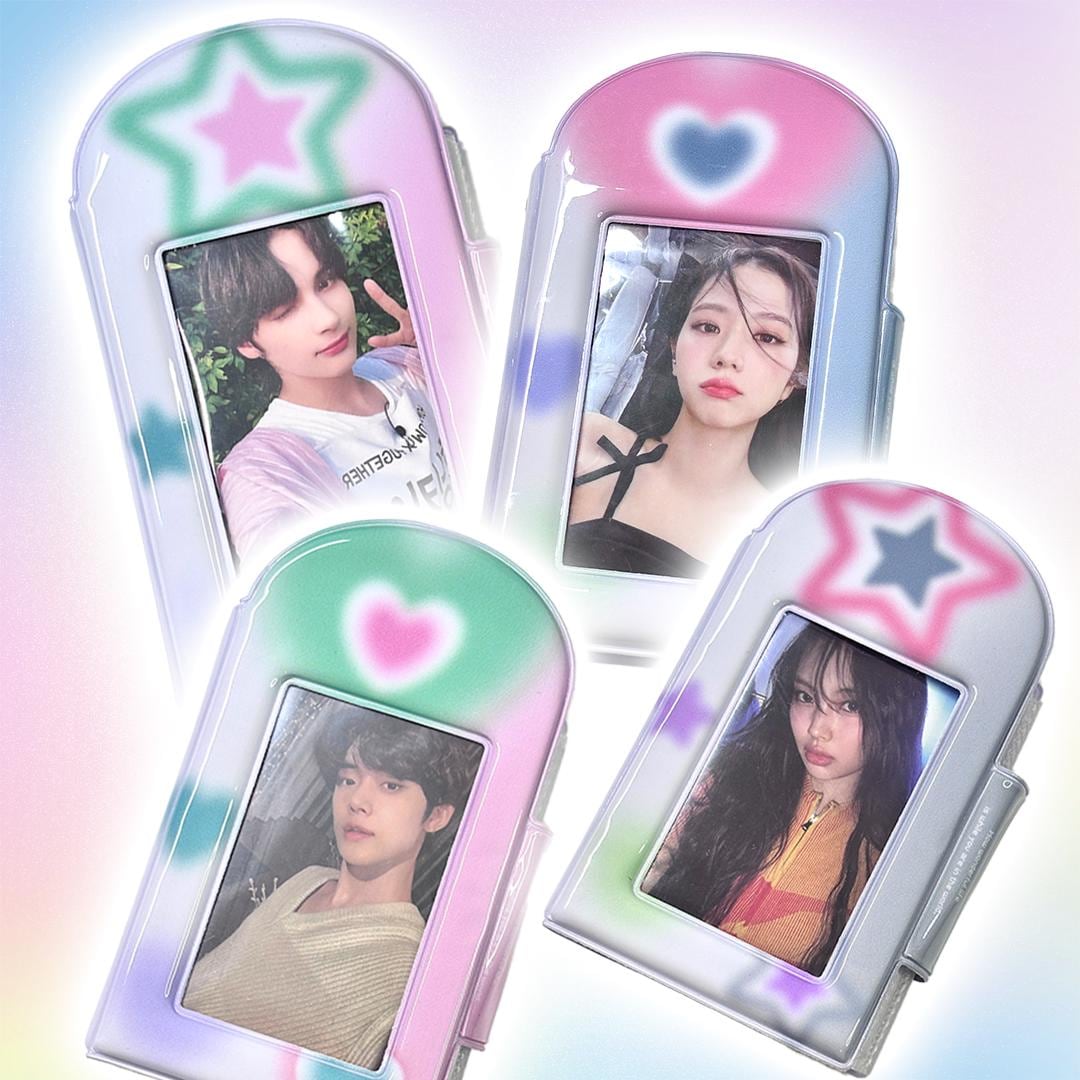 Y2K Photocard Binder - Kpop Card Collect Book, Instax Photo Holder Mini ...