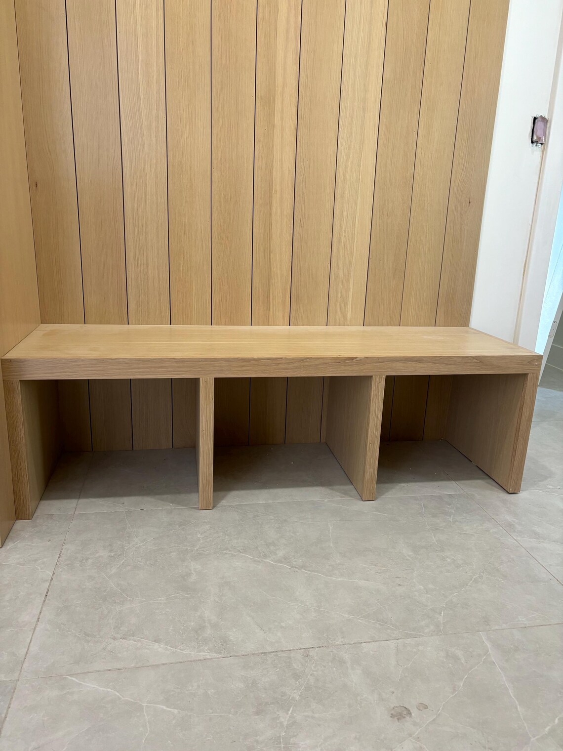 White Oak Bench - Etsy
