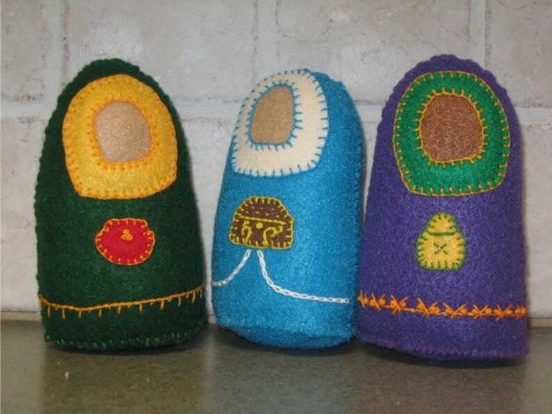 Primitive Felt Nativity Pattern - Etsy