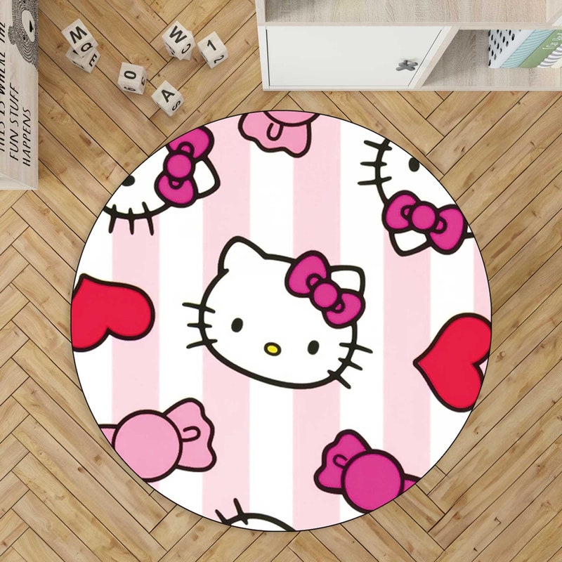 Hello Kittys Rug - Etsy