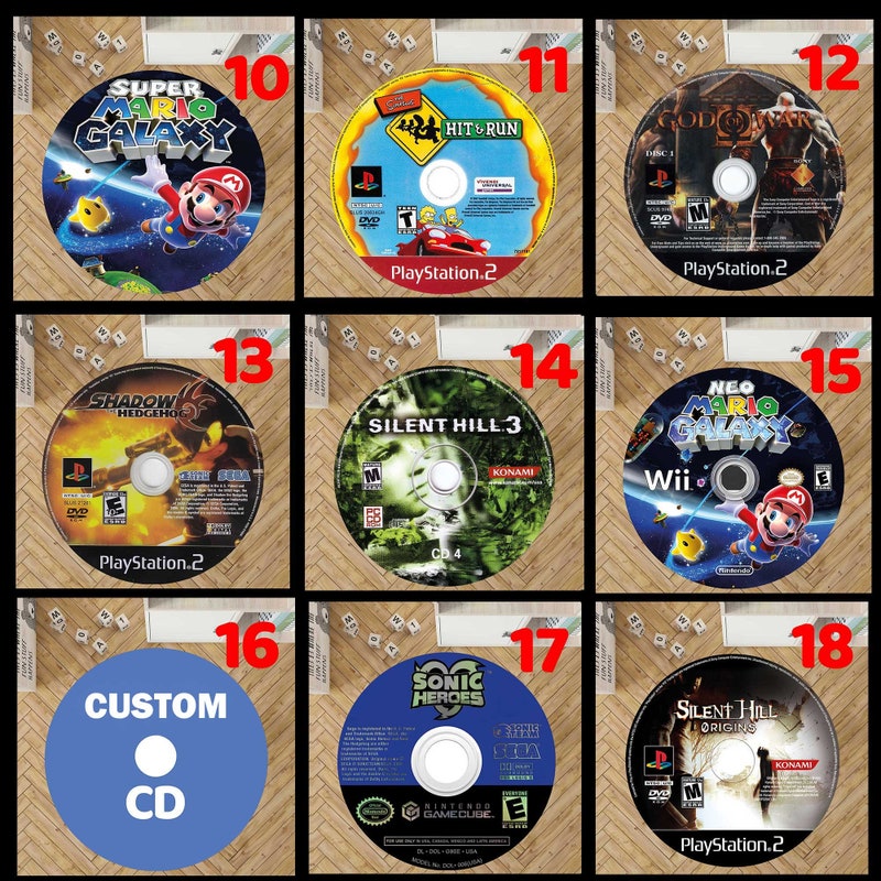 Video Game Disc Rugs - Etsy