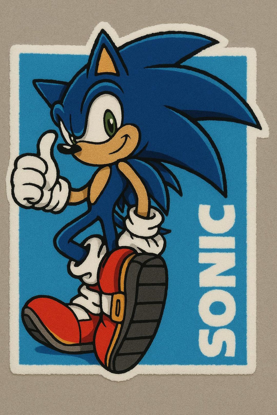 Shadow the Hedgehog Rug, Sonic, Sonic Rug, Sonic Adventure 2 Rug, Sonic ...