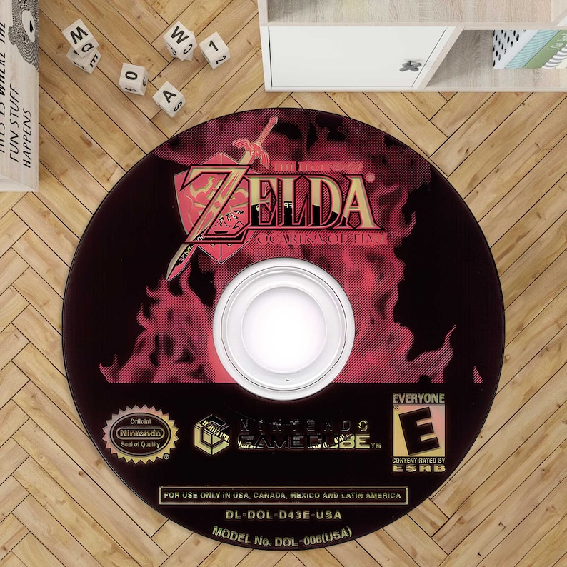 Legend of Zelda Game Symbol Round Rug,cool Gamer Mat,gaming Decor ...