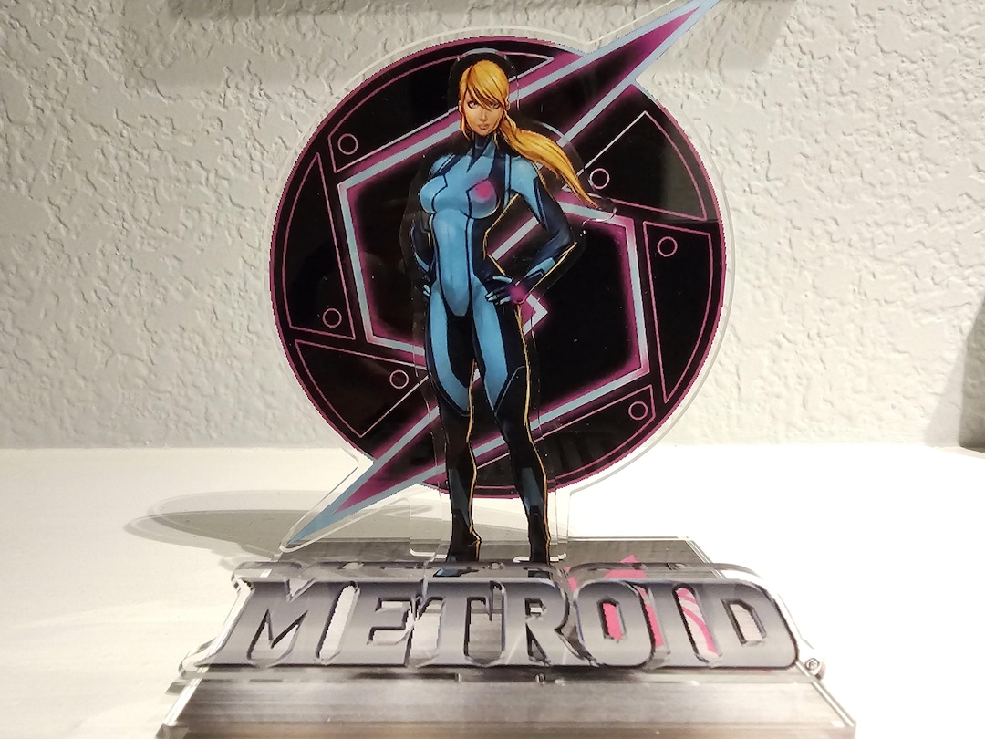 Metroid - Zero Suit Samus Acrylic Standee - Etsy