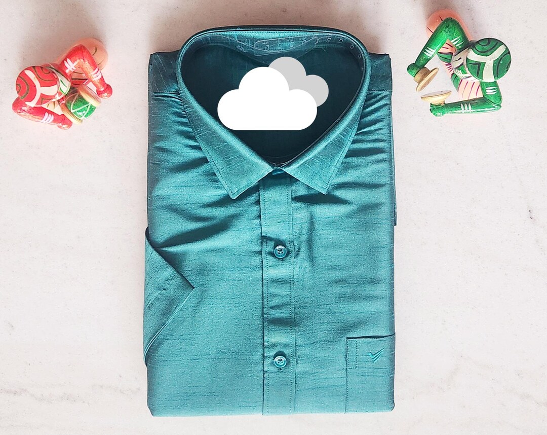 Indian Men Silk Shirt - Shining Style - Etsy