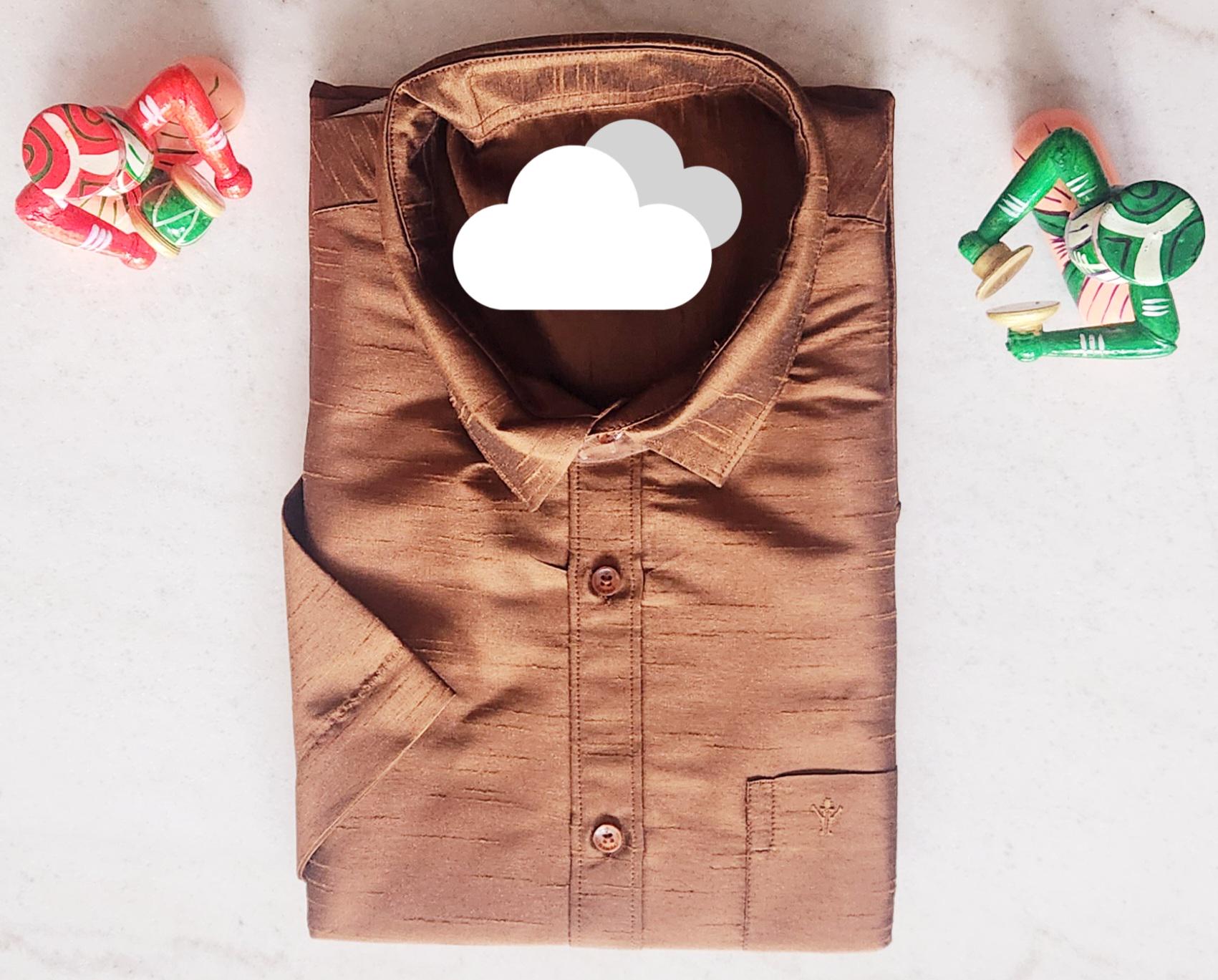 Indian Men Silk Shirt - Shining Style - Etsy