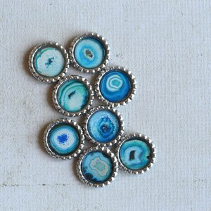 Agate, Geode Rock Bottlecap Magnets- You Choose Your Color- Agate ...