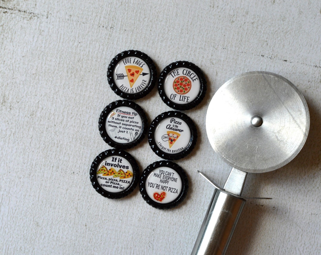 Pizza Magnets- Funny Pizza Gift- Pizza Lover- Funny Friend Gift- Pizza ...
