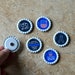 Police Support Magnets- Thin Blue Line- Bottlecap Magnets- Police ...