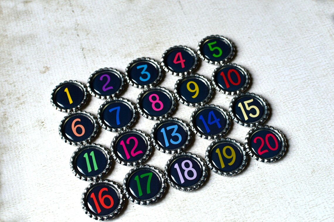 Number Magnets- Kids, Preschool, Homeschool Learning- Kids Counting ...