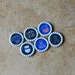Police Support Magnets Thin Blue Line Bottlecap Magnets - Etsy